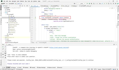 Modulenotfounderror No Module Named Revchatgptrevchatgpt Revchatgpt Is Not A Package