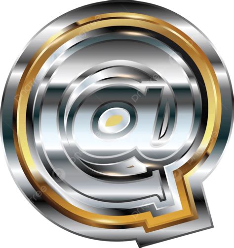 Fancy At Symbol Email Internet Data Vector Email Internet Data Png