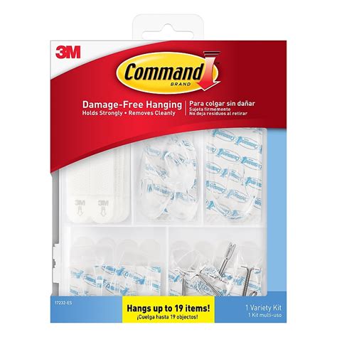 Command Assorted Hook Kit Clear 53pack 17232 Es Image 1