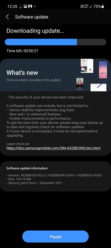 December Security Patch Update For Samsung Galaxy Samsung Members