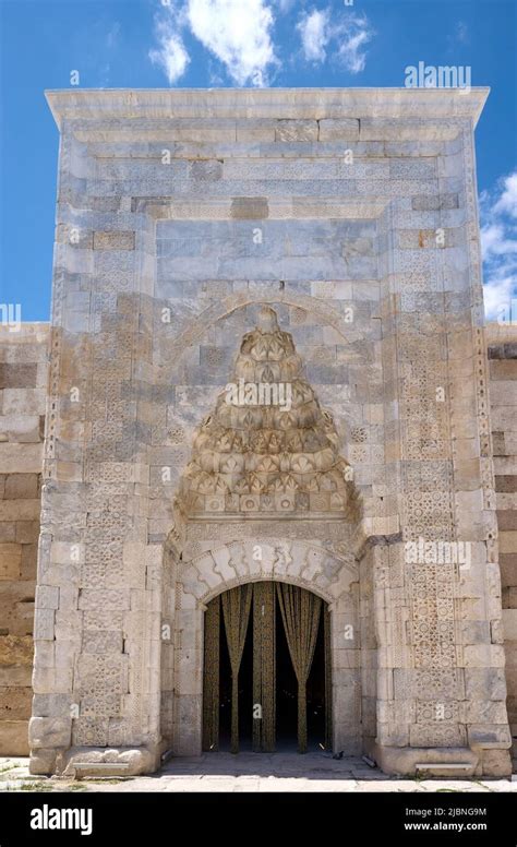 Inner Courtyard Of Sultan Han Traditional Caravanserai Sultanhanı