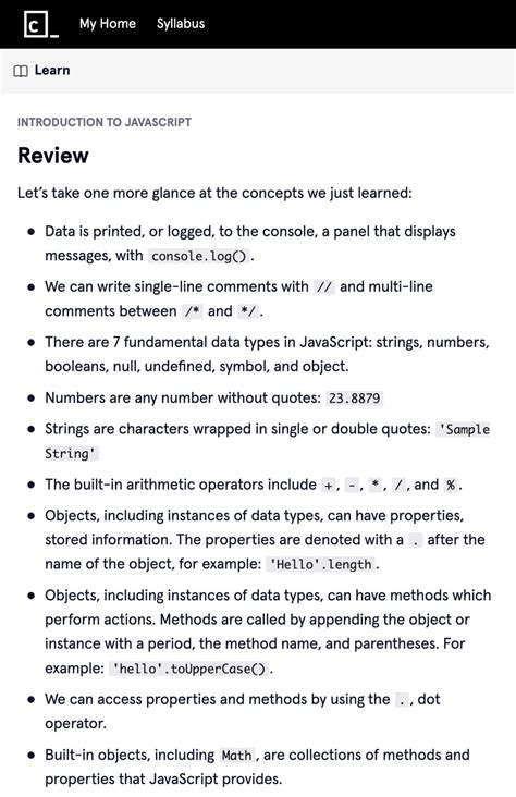 Sarah Seel On Linkedin Reviewing Javascript Basics Within Codecademy