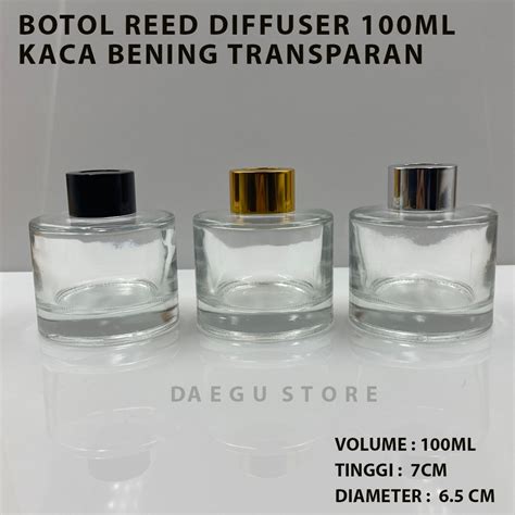 Jual Botol Reed Diffuser 100ml Bening Transparan Kaca Tebal
