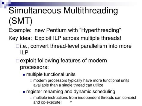 Ppt Hyper Threading Chip Multiprocessors And Both Powerpoint