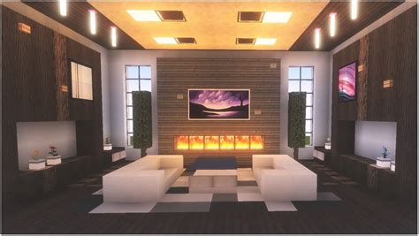 Interior De Casa Moderna De Minecraft