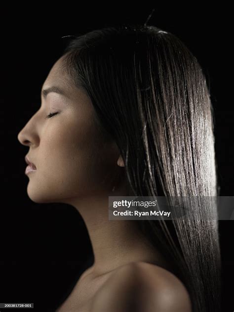 Girl Side Profile Eyes Closed