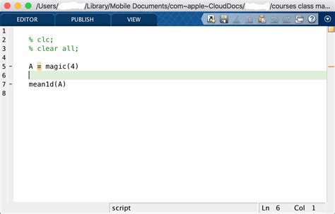 Linux File Name On Matlab Script Editor Window Title In Detached Mode