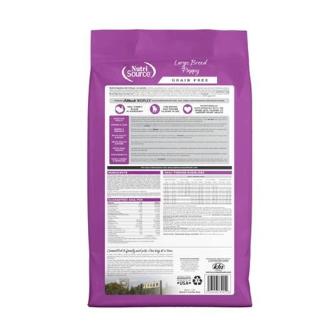 Nutrisource Grain Free Puppy Food For Large Breeds Turkey Whitefish