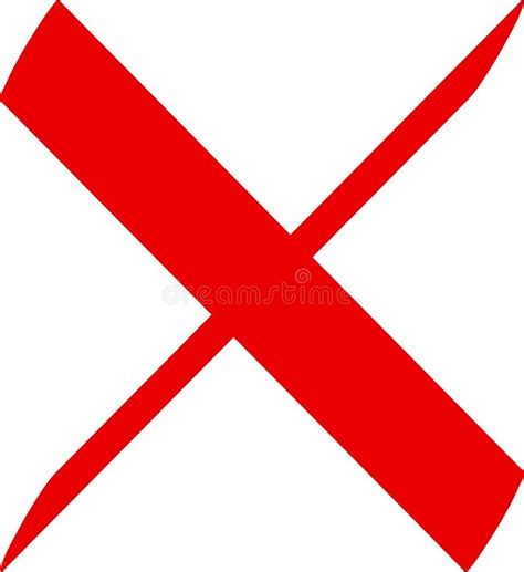Red Cross Sign Icon Wrong Mark Icon Red Cross X Symbol Grunge X Icon Stock Vector