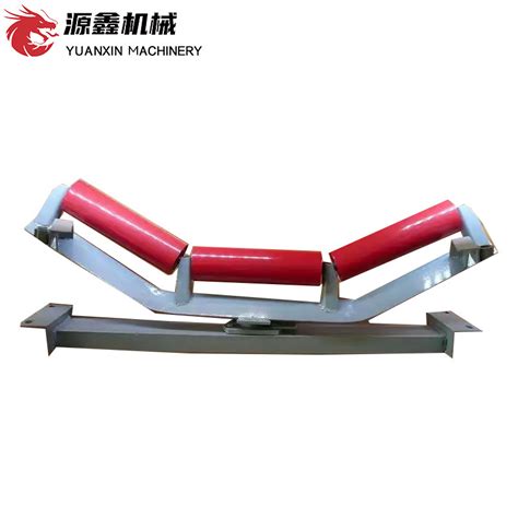 Jis Belt Conveyor Hdpe Steel Carry Trough Impact Offset Garland Wing