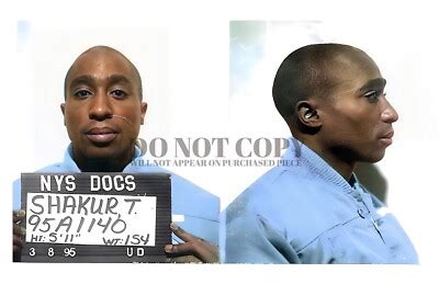 Tupac Shakur Mugshot Photograph 11 X 17 Rare 1995 Mug Shot Poster