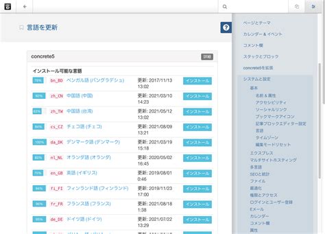[9 0 0rc3] css display in update languages page is a bit strange