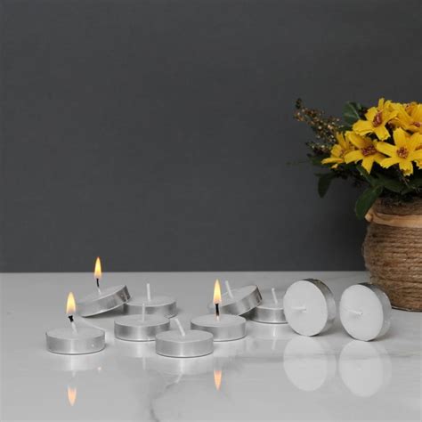 Buy Splendid Jasmine Scented Tea Light Candles Set Of 10 From Home