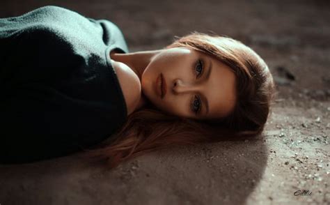 Wallpaper Women Face Portrait Bare Shoulders Blue Eyes 2048x1365