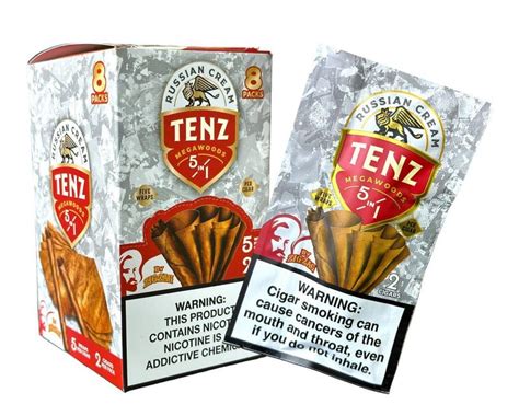 Zig Zag Tenz Wrap Russian Cream 8ct Elisa Wholsale