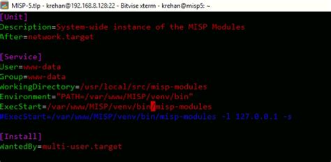 Start MISP Modules Service Issue MISP Misp Modules GitHub