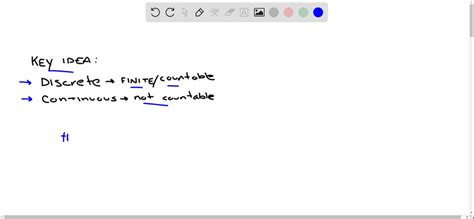 solved determine whether the given values are from a discrete or