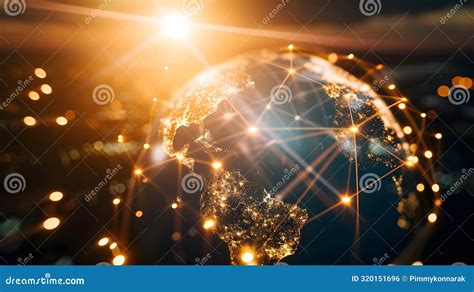 Generative Ai Global Communication Network Concept Environmental