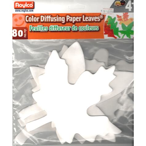 Color Diffusing Paper Leaves Puzzleheads Educational Products