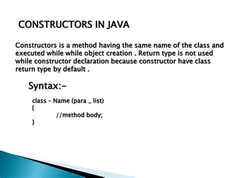 Constructors In Java Ppt Ppt Constructors In Java Ppt Ppt