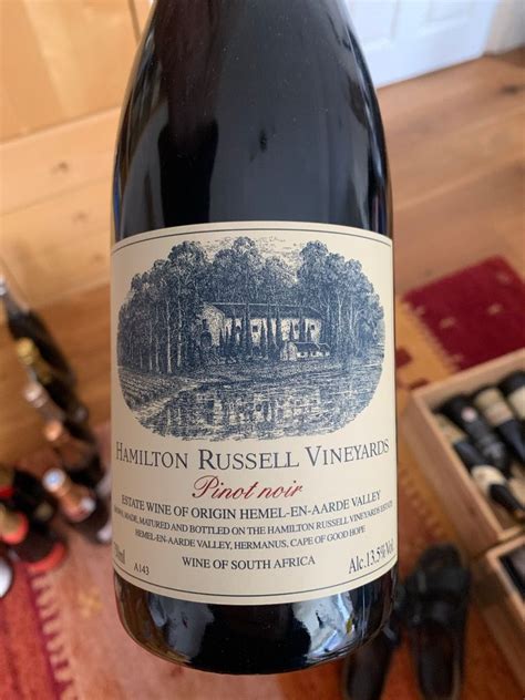 2014 Hamilton Russell Vineyards Pinot Noir South Africa Cape South