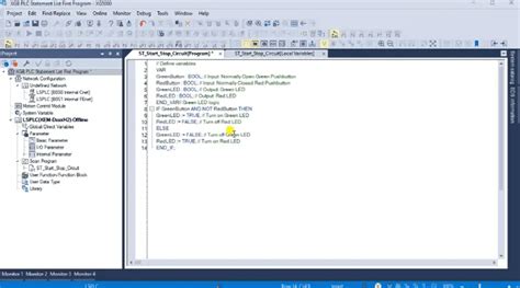 Xgb Plc Structured Text First Program Acc Automation Plc And Industrial Control Learning