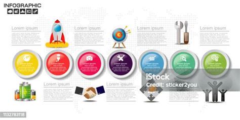 7 가지 옵션 부품 단계 또는 프로세스와 비즈니스 개념 워크플로 레이아웃 다이어그램 숫자 옵션 웹 디자인에 사용할 수 있습니다 0명에 대한 스톡 벡터 아트 및 기타 이미지