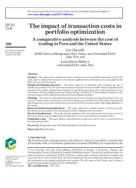 Pdf Portfolio Optimization And Transaction Costs M Grazia Speranza