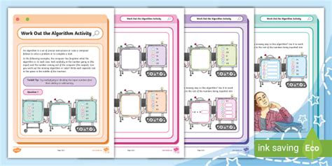 Work Out The Algorithm Activity KS Teacher Made Twinkl