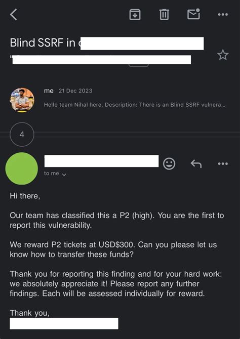 Mohammed Sheik Nihal On Linkedin Another Bounty Vulnerability
