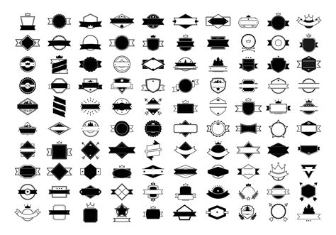 Badges And Frames Collection Border And Label Design Elements 11126309 Vector Art At Vecteezy