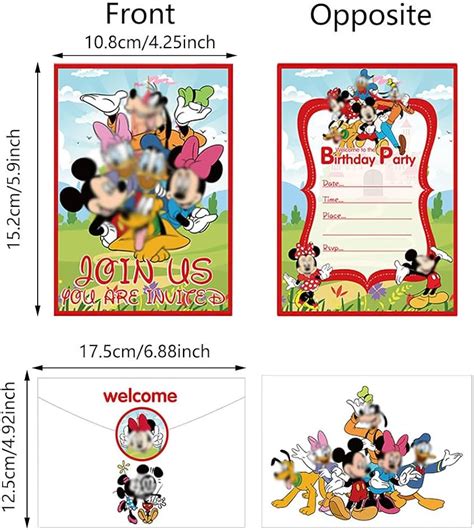 Invitaciones Personalizadas De Mickey Mouse Clubhouse Invitación De