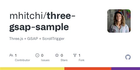 Github Mhitchithree Gsap Sample Threejs Gsap Scrolltrigger