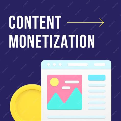 Premium Vector Content Monetization Digital Marketing And Blogging