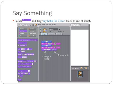 scratch lesson 1 basics ppt computer animation computer software and applications