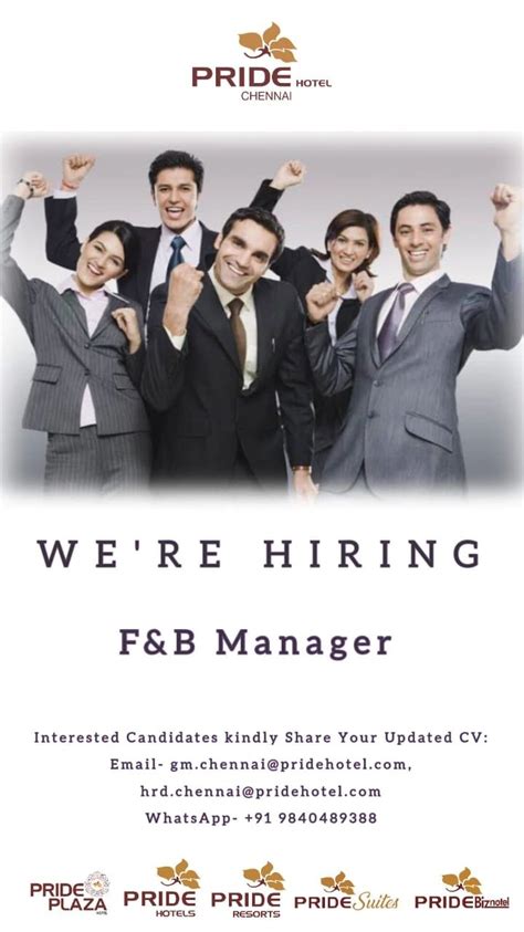 Swetha Krishnan On Linkedin Hiring Pridehotelchennai Recruitment Jobvacancy2023