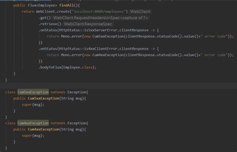 Webflux Webclient异常处理 Starof 博客园