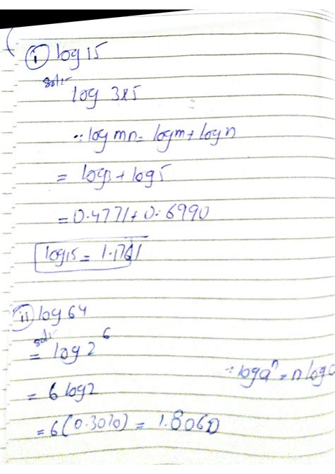 SOLUTION If Log Log And Log Then Find The Value Of Log Without Table Of