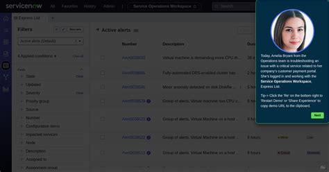 Express List ServiceNow