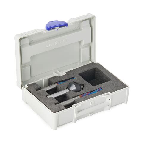 Ams 299 T Cnc 3 Pc Starter Set 1 4 Inch Shank Packed In Tanos Systainer Plastic Case