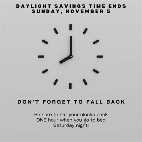 Daylight Savings Time Ends Grace Lutheran School