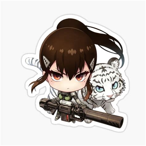 Kaiju No Mina Ashiro Sticker For Sale By Zeromanga Redbubble