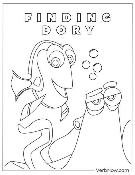 22 Free Dory Coloring Pages For Download Printable Pdf