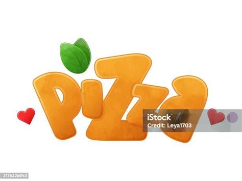 텍스트는 흰색 고립 배경에 피자 방대한 텍스트 3d 효과입니다 글자 텍스트 패스트 푸드 일러스트 벡터 일러스트 레이 션 0명에 대한 스톡 벡터 아트 및 기타 이미지 Istock
