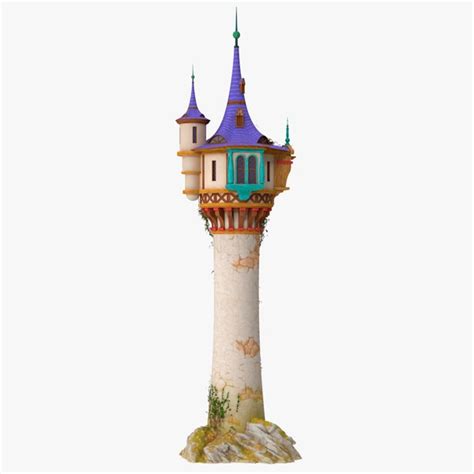 Modelo 3d Torre Rapunzel Enredada Turbosquid 2145552