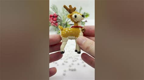Threadabead Beaded Reindeer Youtube
