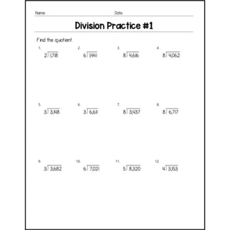 Long Division Algorithm And Word Problem Bundle By Pocket On A Shirt