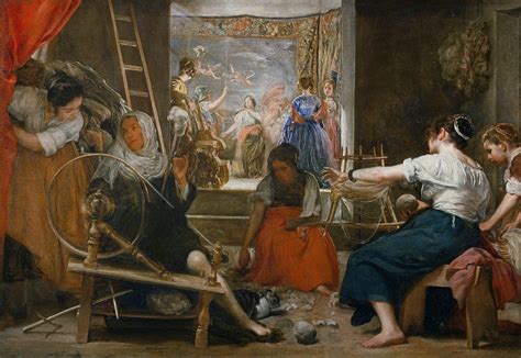 Literaturas Y Artes Las Hilanderas De Diego Velázquez