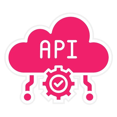 Premium Vector Api Icon Style