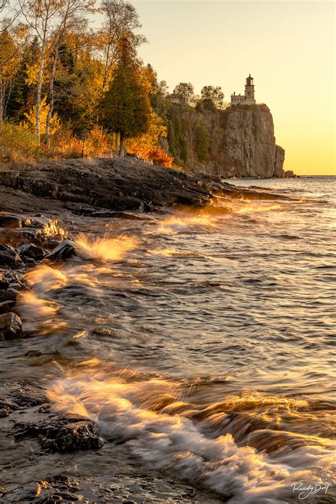 Split Rock Sunrise Two Harbors Minnesota Randy Bott Photography